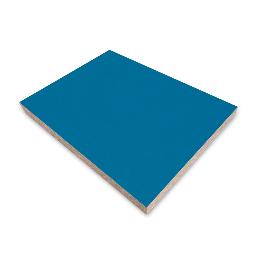 Tablero de melamina Azul Lago 18 mm 2.15x2.44 metros Vesto - Promart