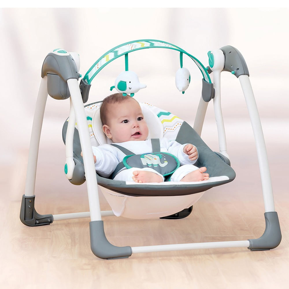 Mecedora para Bebe Automatica Swing Infanti Verde | Promart.pe - Promart