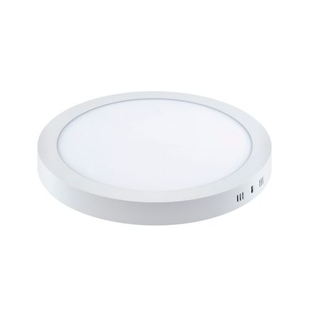 Downlight LED Adosado Redondo 12W Luz Amarilla - Promart