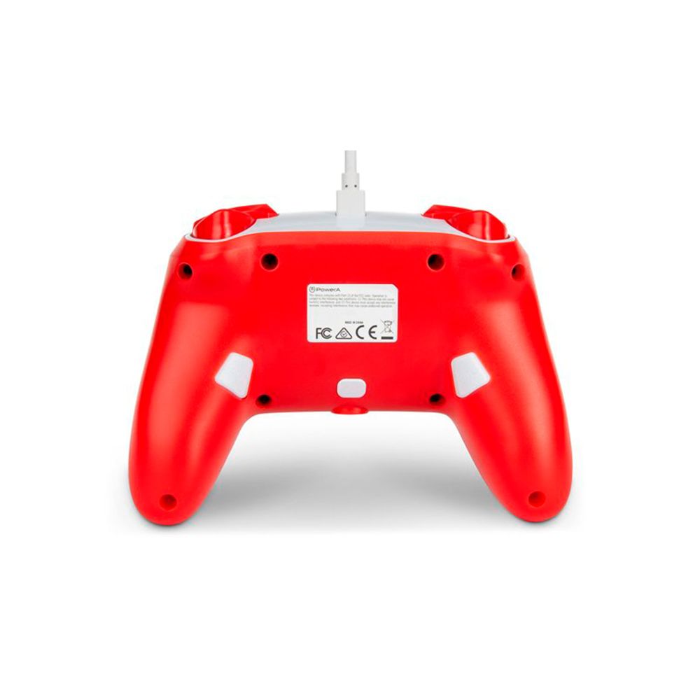 PowerA Enhanced Wired Controller Mario Red White Nintendo Switch - Promart