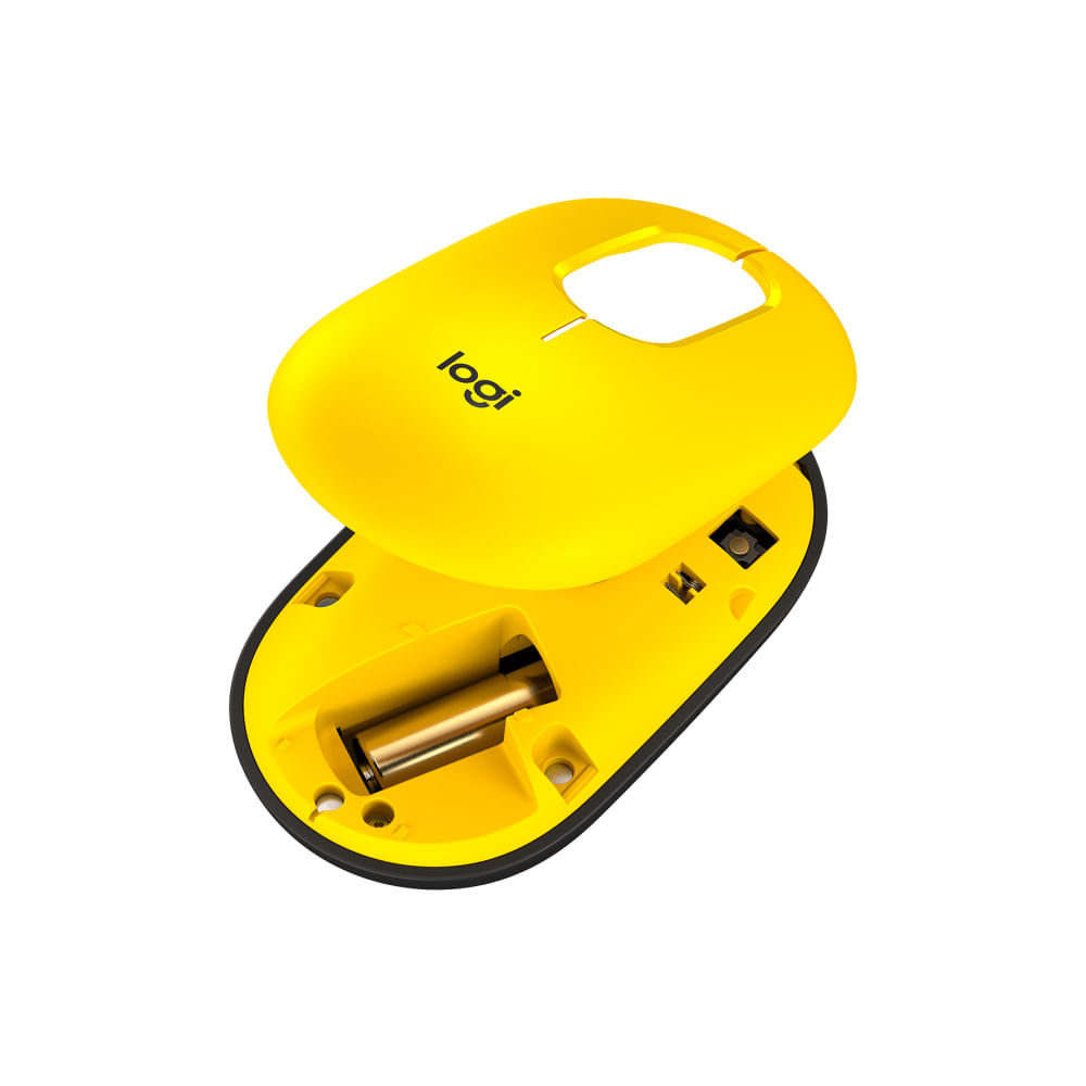 Mouse Logitech Pop Bluetooth Black yellow - Promart