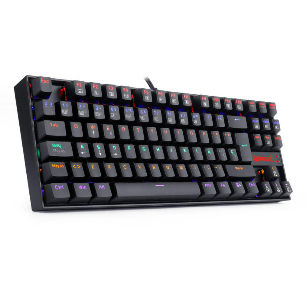 Teclado Mecánico Redragon Kumara Rainbow K552-KR sp Negro | Promart.pe ...