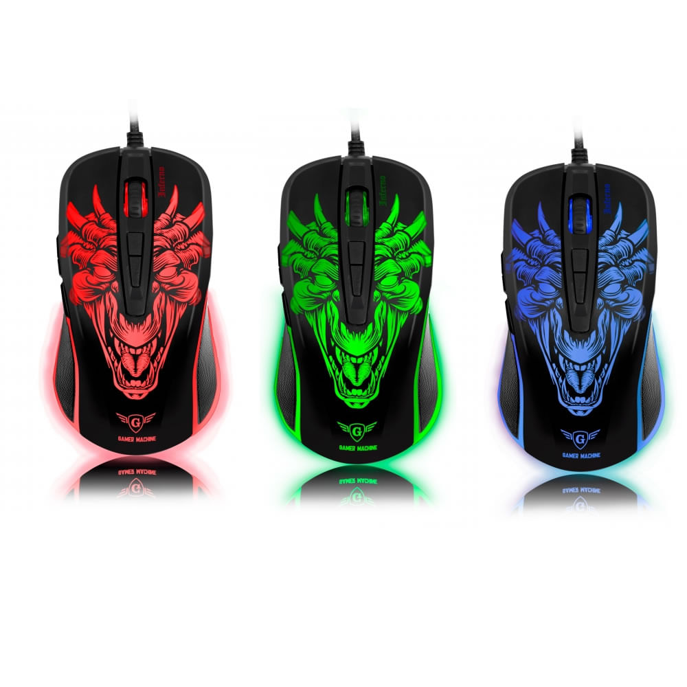 Mouse Gamer Micronics Inferno RGB - Promart