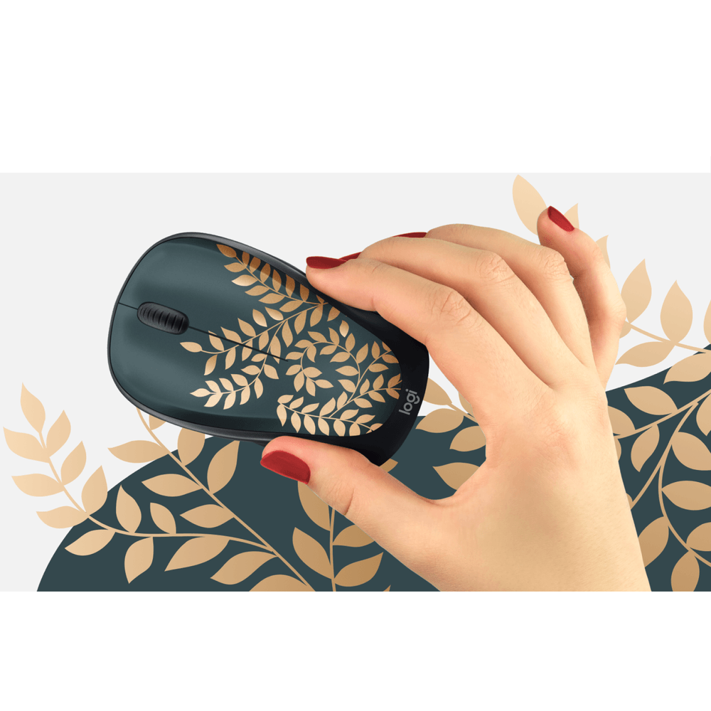 Mouse Logitech M317C Wireless Design Collection Limited Edition Golden ...