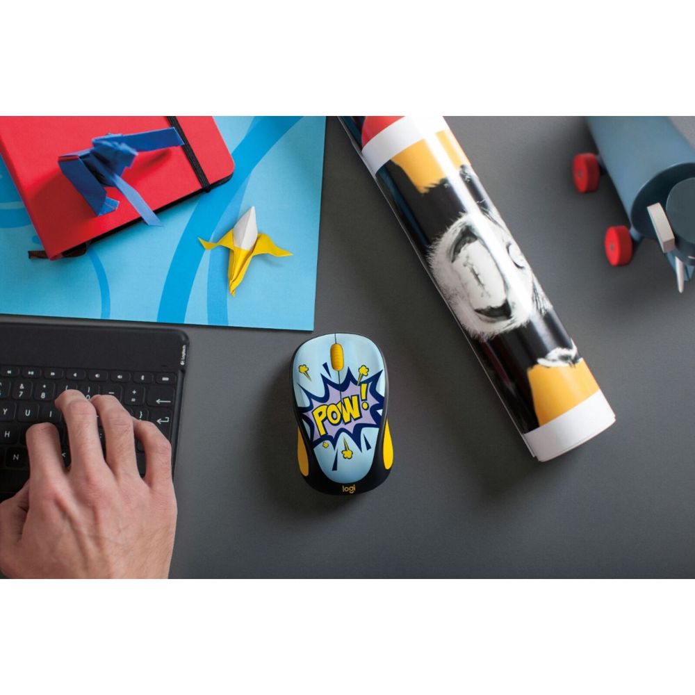 Mouse Logitech M317C Wireless Design Collection Limited Edition Pow ...