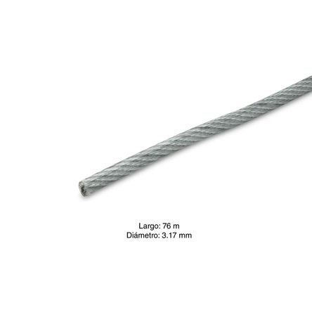 Cable de acero recubierto 1/8"x3/16" - Venta por metro lineal - Promart