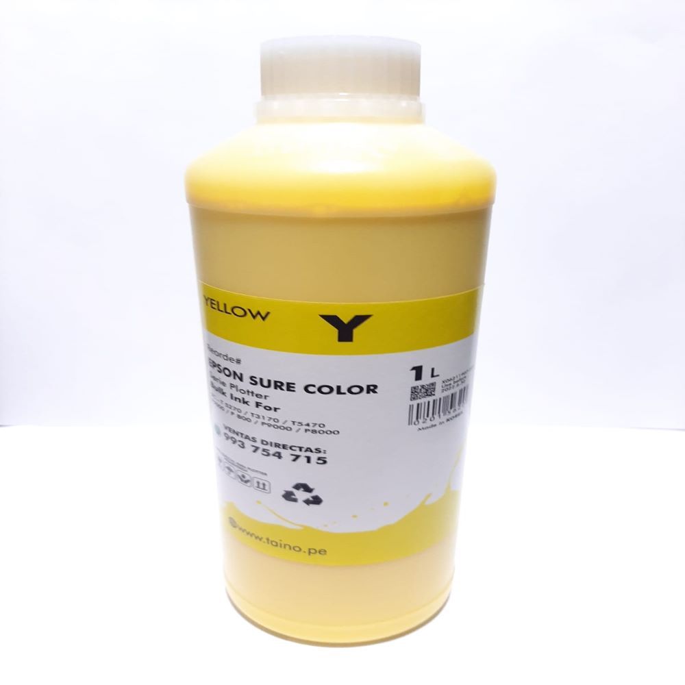 Pack de Tintas Epson Plotter SureColor 1 litro Black Cyan Yellow ...