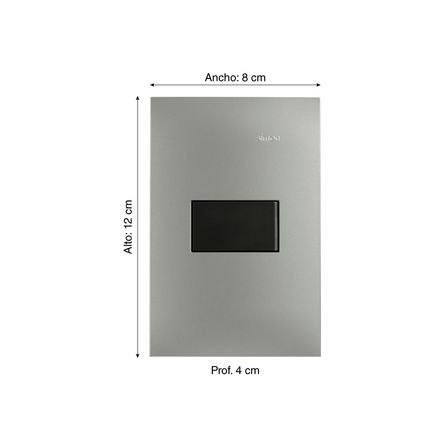 Conmutador Simple Aluminio/Graf Simon - Promart