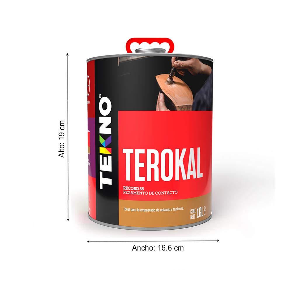 Pegamento Terokal Record 56 Tekno Beige 1 galón - Promart