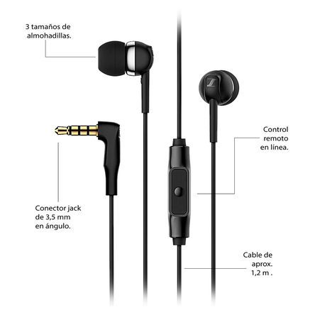 Audífono Sennheiser CX80S - Promart