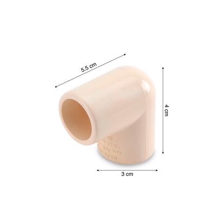 Codo 45° 3/4 cpvc - agua caliente - Promart