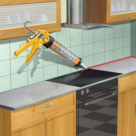 Silicona para baños y cocinas Sanisil transparente 280ml Sika - Promart