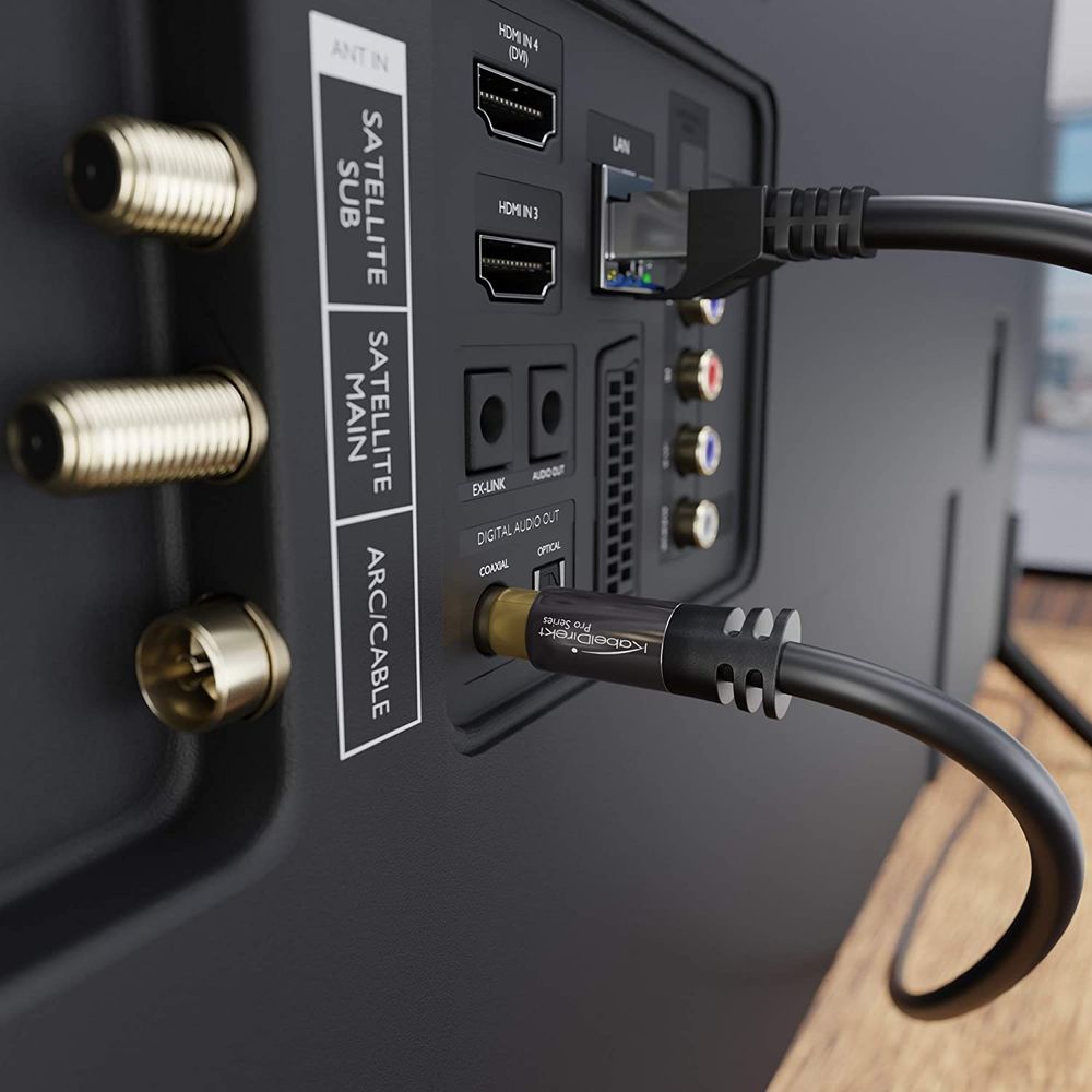 KabelDirekt Pro Series 1 x RCA macho a 1 x RCA macho para subwoofer ...