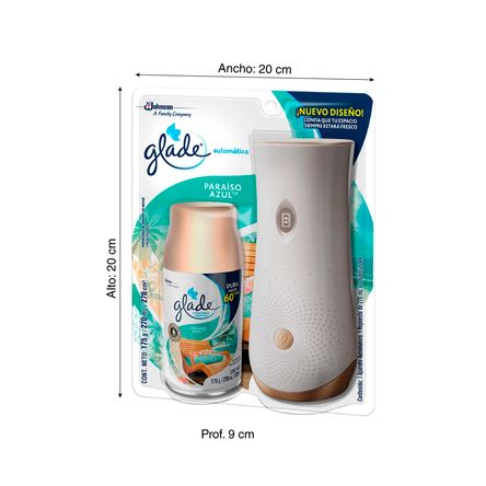 Glade Automatico Paraiso Azul - Promart