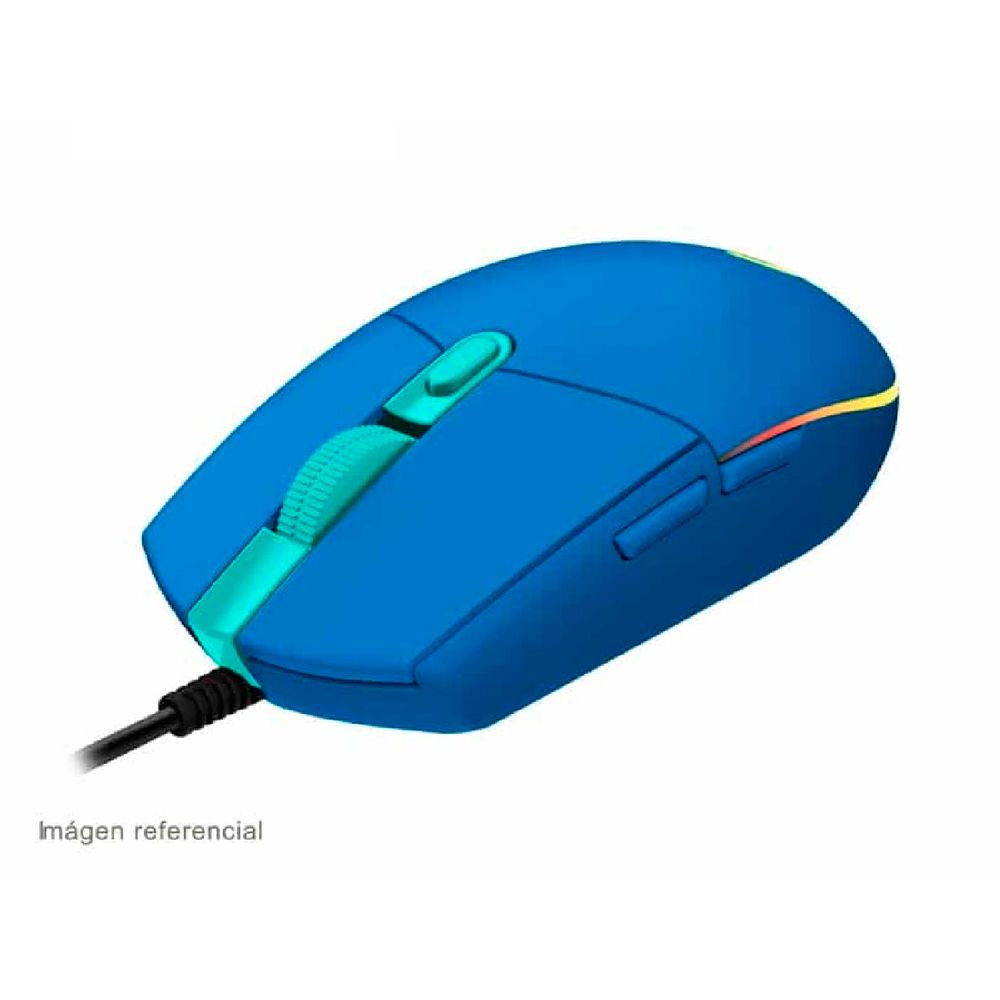 Mouse Gaming Logitech G G203 Lightsync Blue - Promart