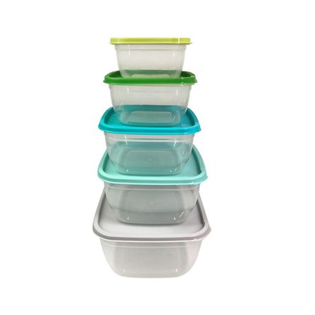 Set de Tapers Plástico 5 Piezas Grande - Promart