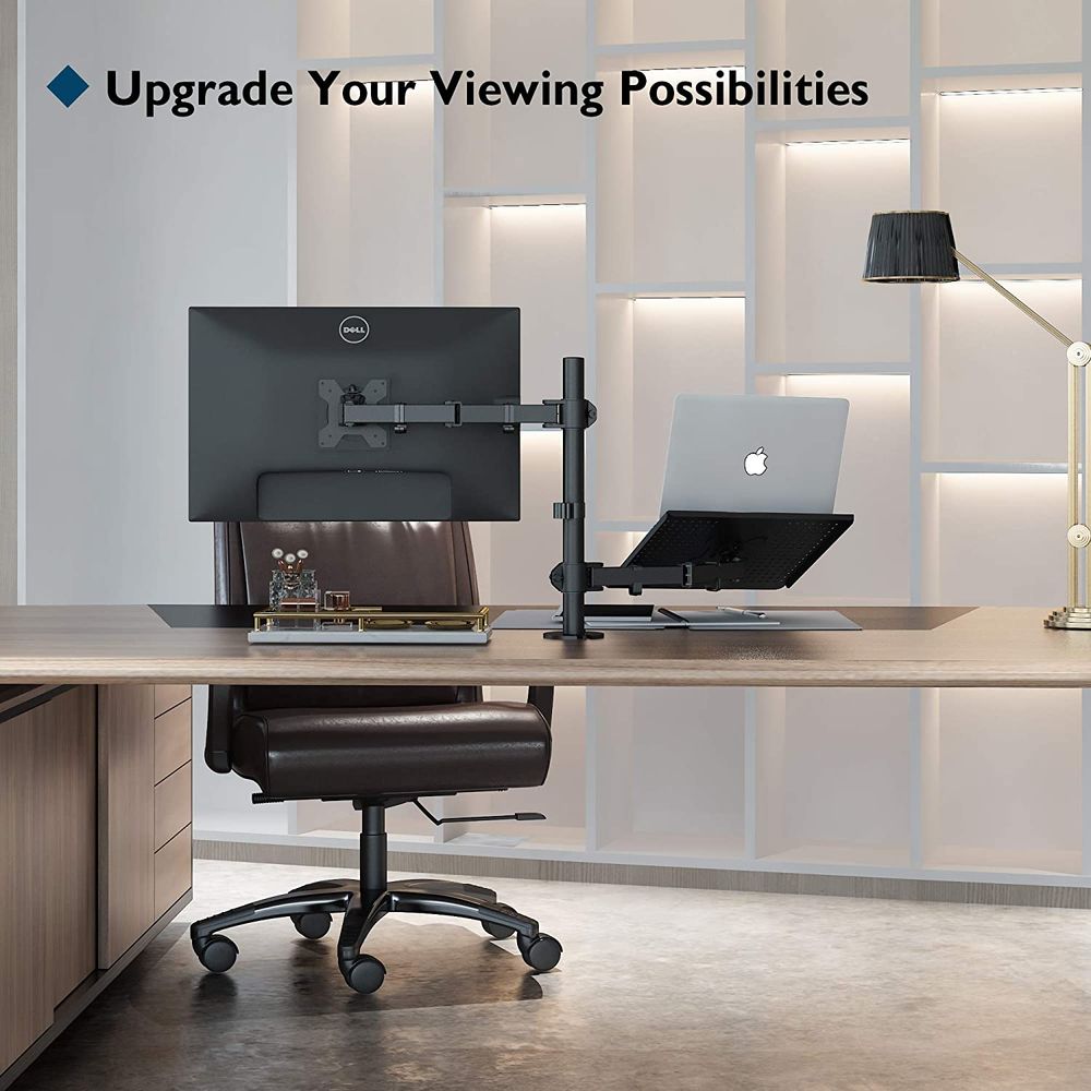 Rack para Monitor y Laptop en Escritorio o Mesa Negro Krearack - Promart