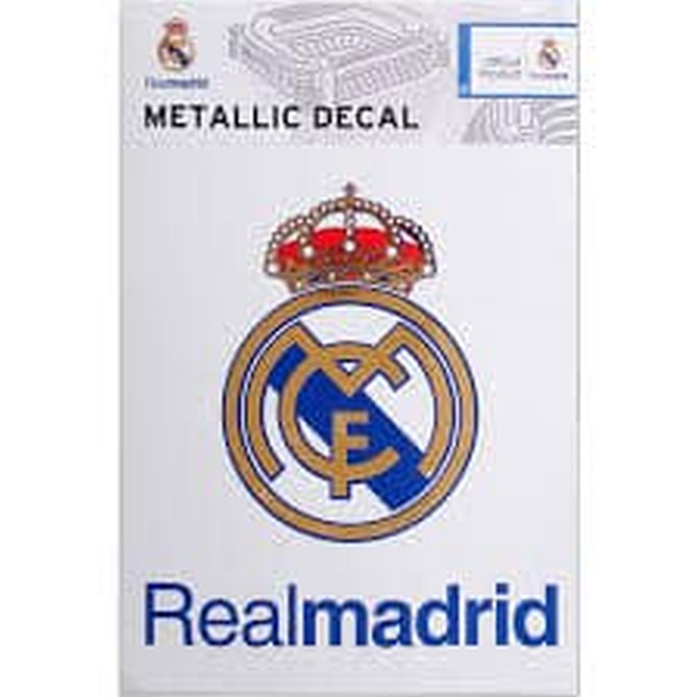 Sticker - Real Madrid Metallic Decals - Promart