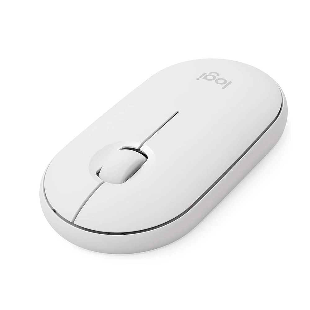 Mouse Wireless Logitech M350 Pebble Silent White - Promart