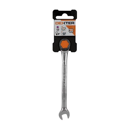 Llave combinada con ratchet 10m Dexter - Promart