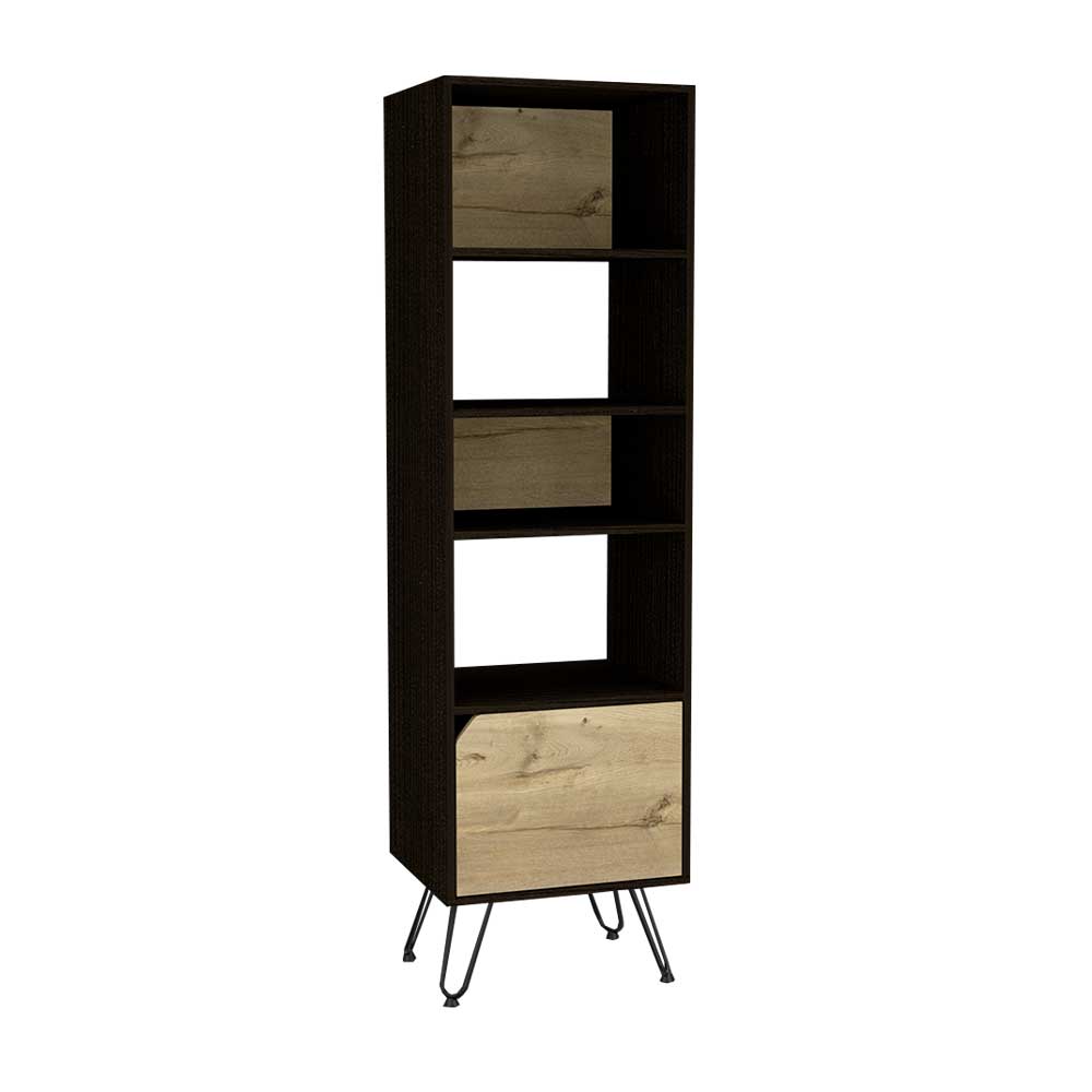 Biblioteca Stamford Negro Amaderado - Promart