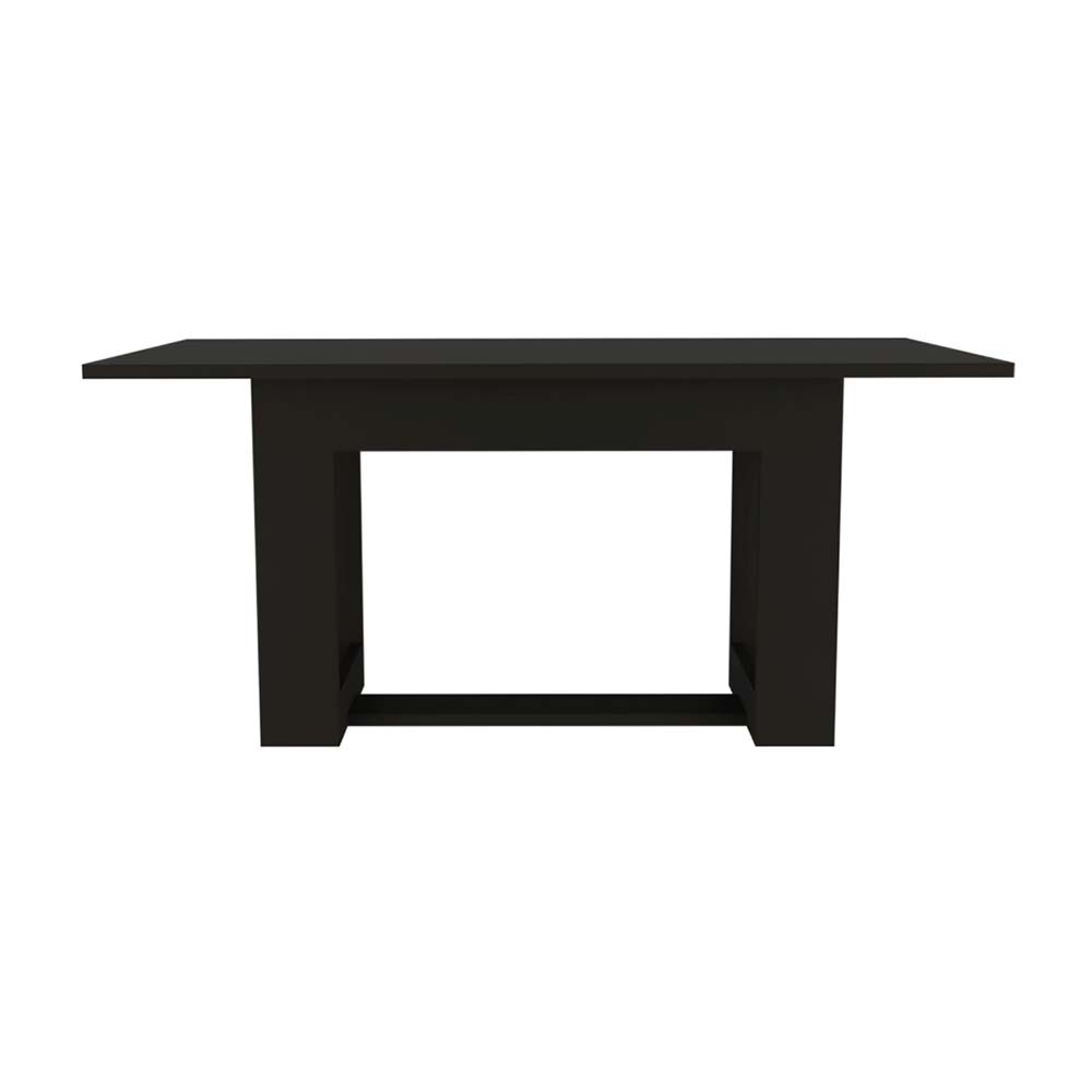 Mesa comedor Volterra 160 Negro Amaderado - Promart