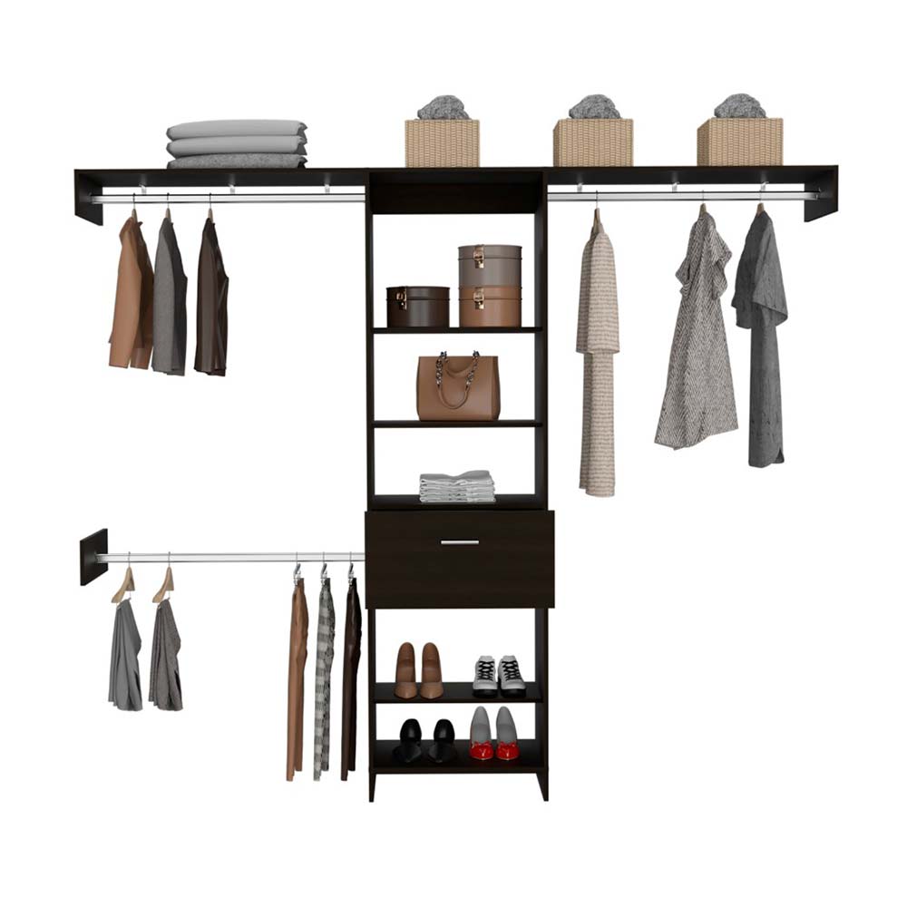 Closet Manchester 250 Negro Amaderado - Promart