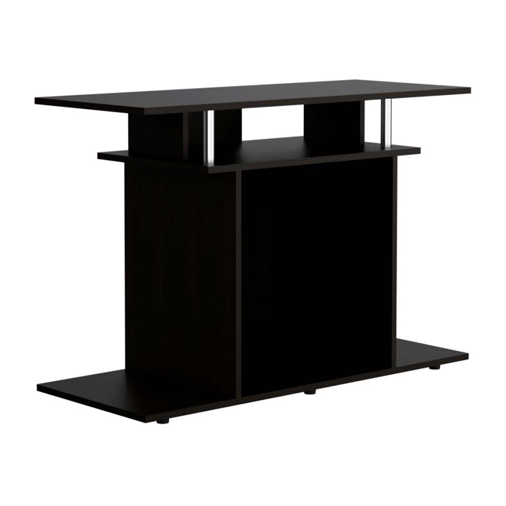 Mesa para tv 40" Invy Negro Amaderado - Promart