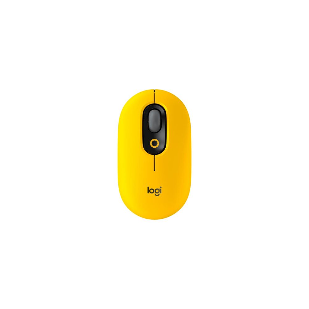 Mouse Logitech Pop Bluetooth Black Yellow - Promart