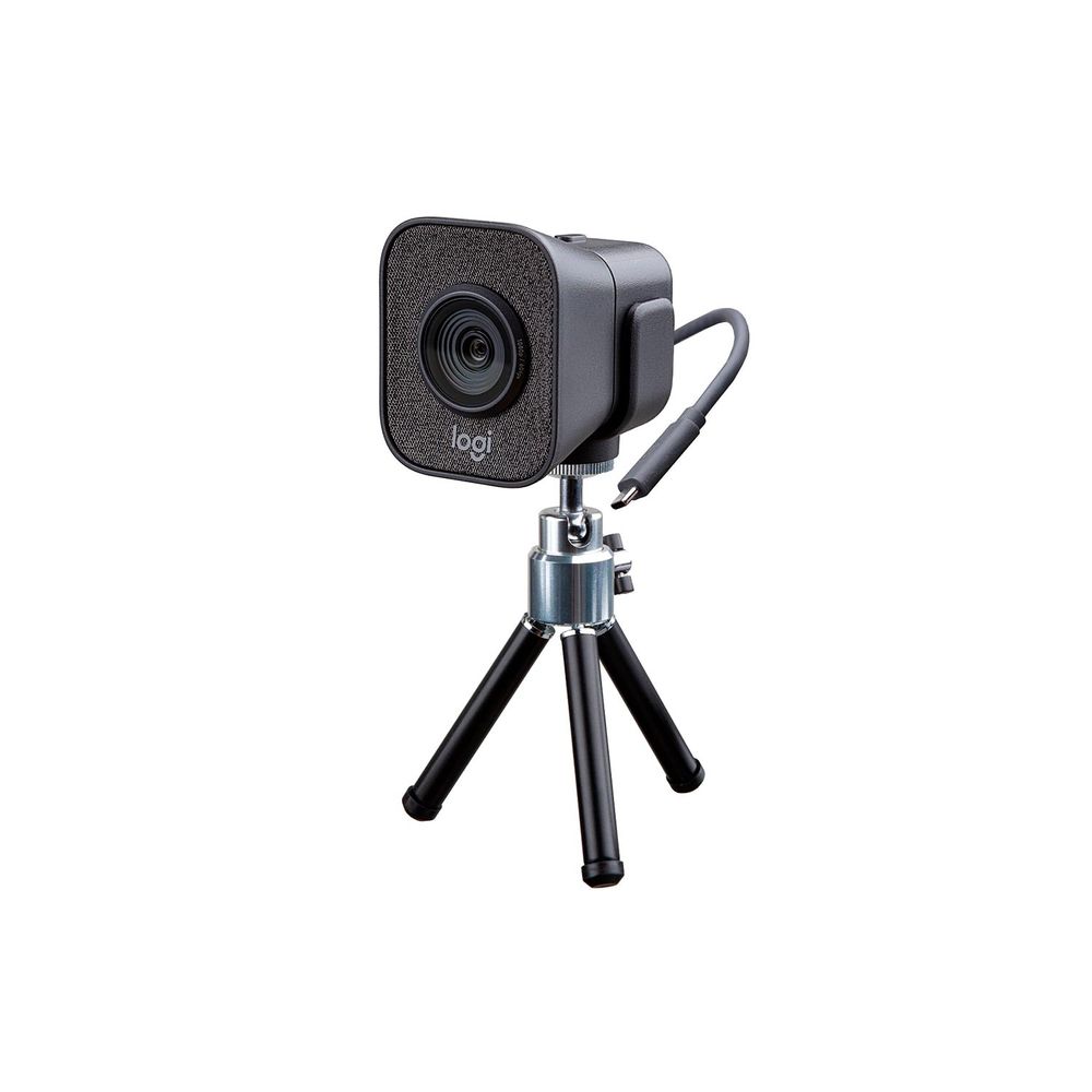 Camara Logitech Streamcam Plus Full Hd Con Soporte Tripod Black - Promart