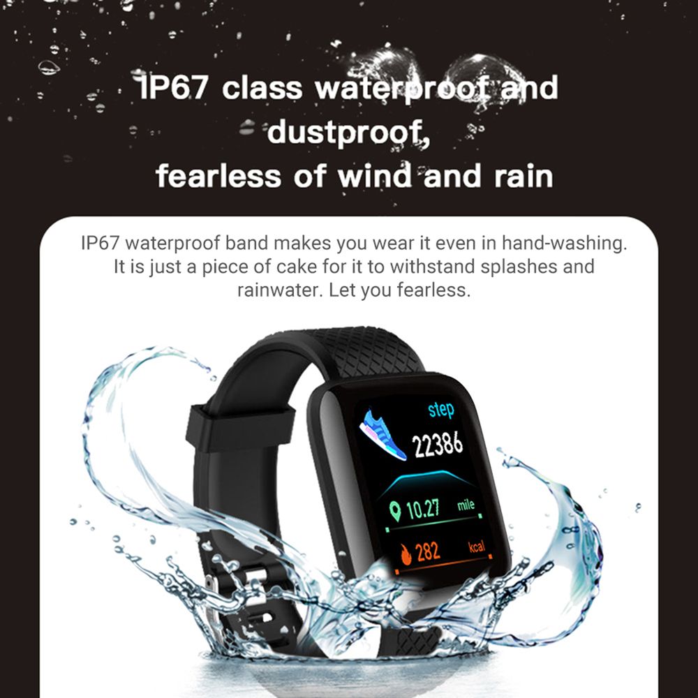 Smartwatch Tomtop PB0300R 116plus 1.44" Rojo | Promart - Promart