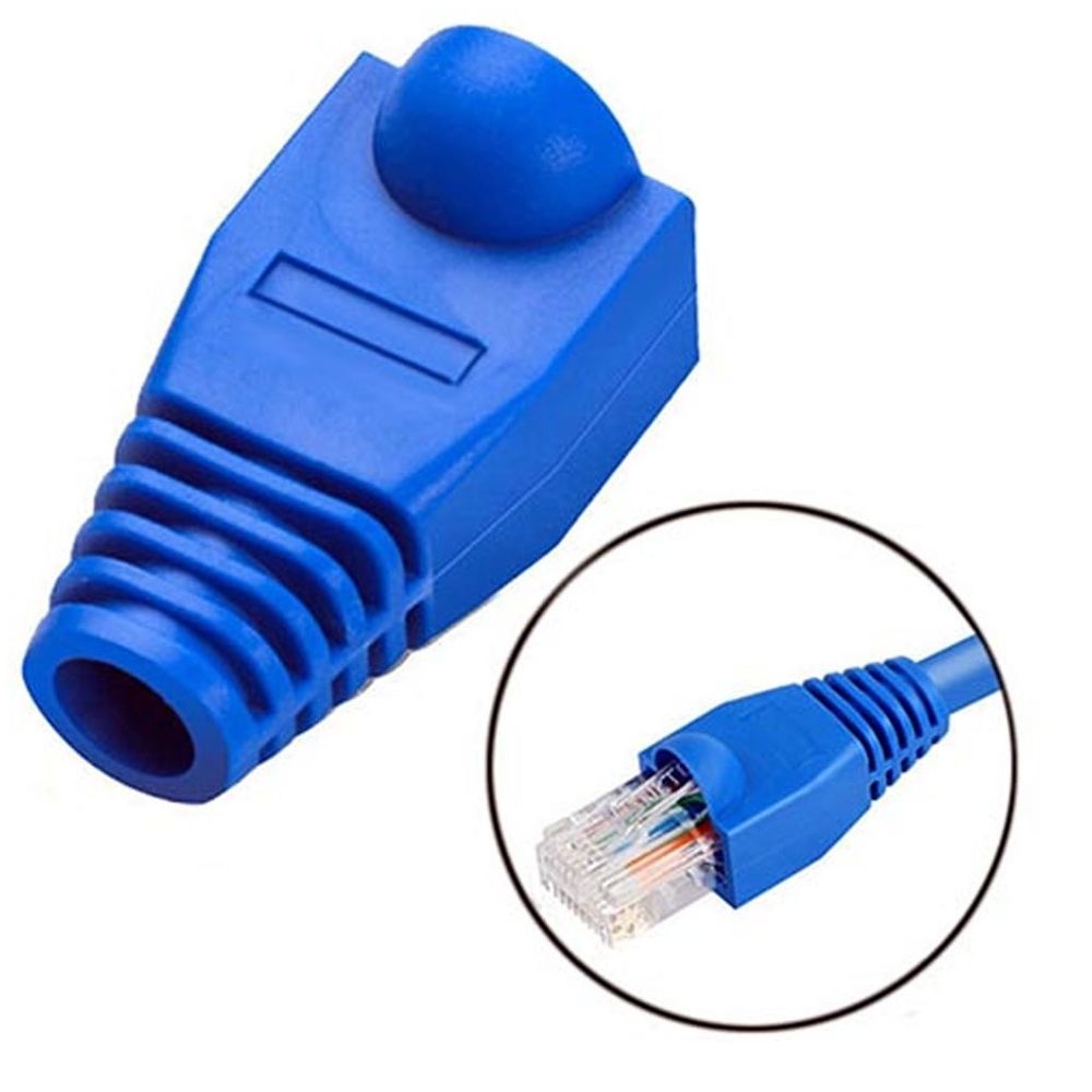 Capuchon RJ45 Manga Protectora Plug RJ45 Capucha RJ45 X 100 Unidades ...