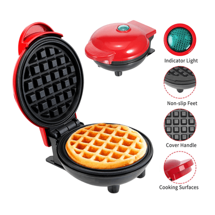 Mini Wafflera Eléctrica Antiadherente - Circular - Promart