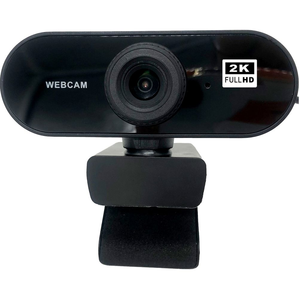 Webcam 2K 1440p QHD Solo Video Sin Micrófono Ideal Laptop - Negro - Promart