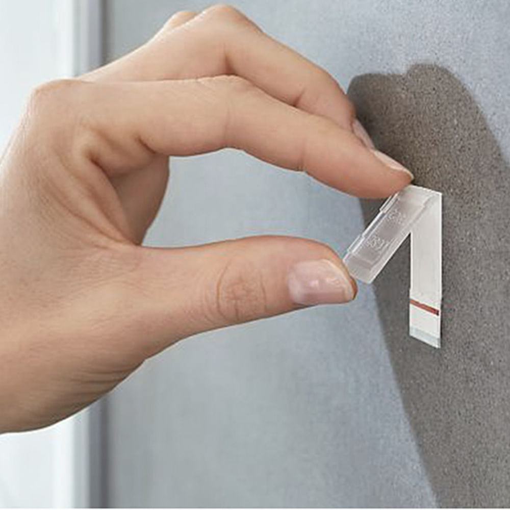 Gancho resistente al agua ovalado Blanco x 2 unidades Tesa - Promart