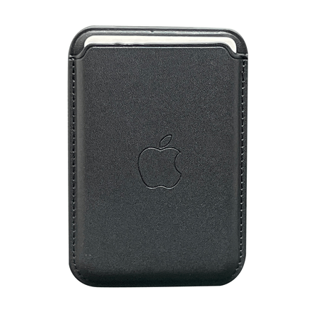 Wallet Magsafe Con Animación Tarjetero de Cuero Color Negro Para iPhone ...