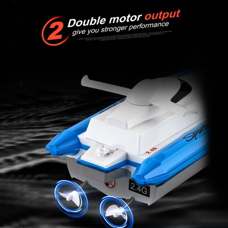 Botes de control remoto Tomtop RM12931R-2 Negro - Promart