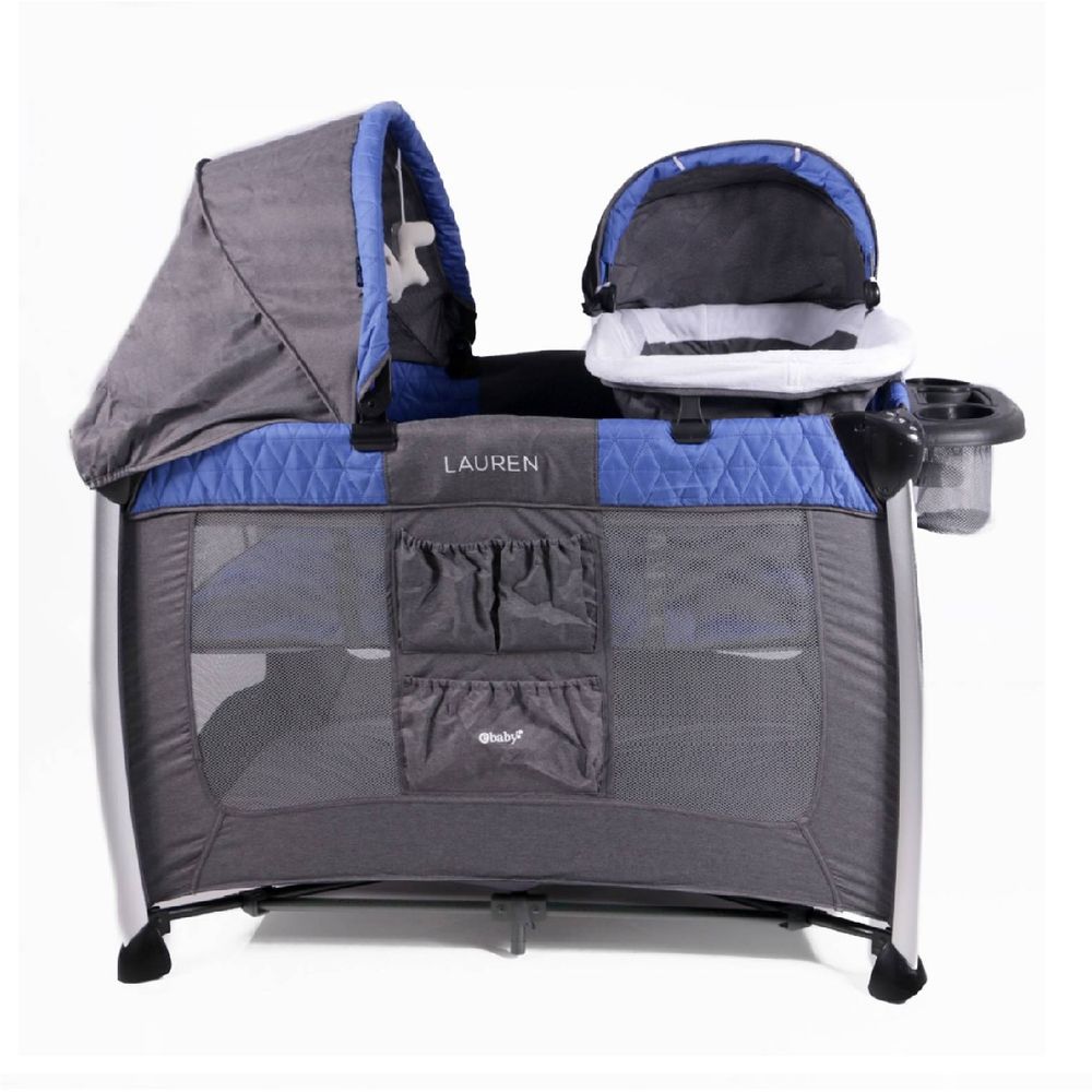 Cuna Corral Ebaby Lauren 730 Azul - Promart