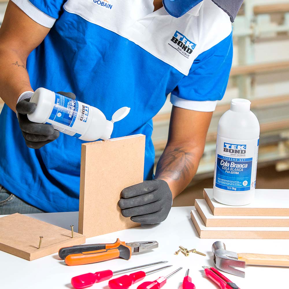 Cola vinílica Pva Extra Blanco 1000gr Tekbond - Promart