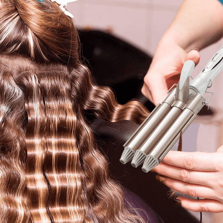 Rizadora Profesional Ondulador Marca Rozia 3 Barriles para Cabello ...