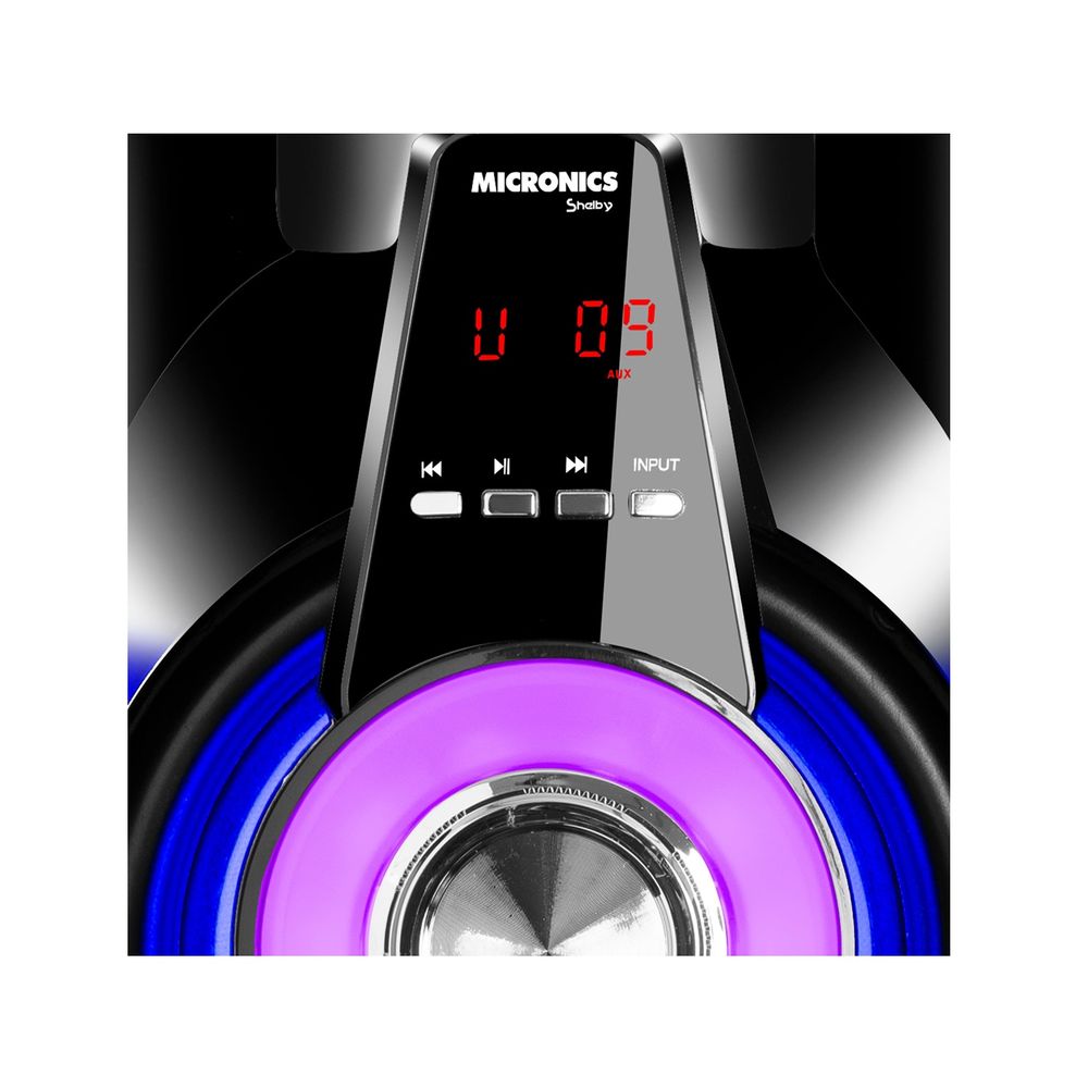 Parlante 2.1 Micronics Shelby 150 Watts MIC S7011BT USB/Bluetooth-Negr ...