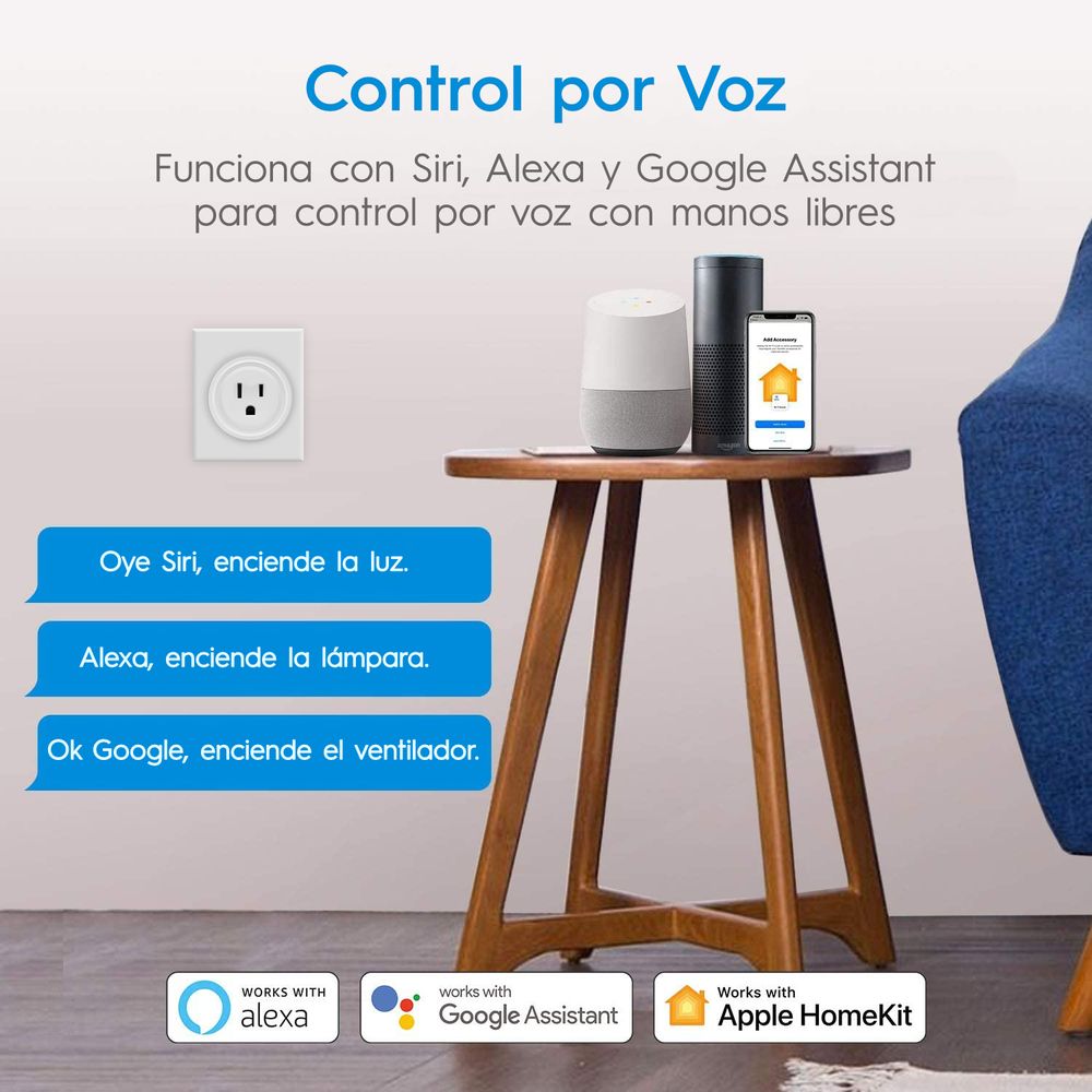 Enchufe Inteligente DoHome Mss100 Apple Homekit - Promart