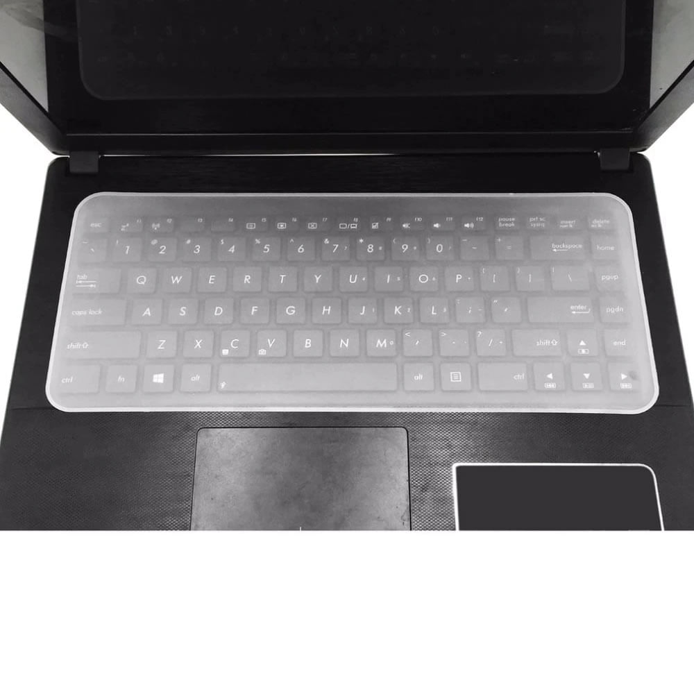 Protector de Teclado Para Laptop Universal Blanco Transparente - Promart