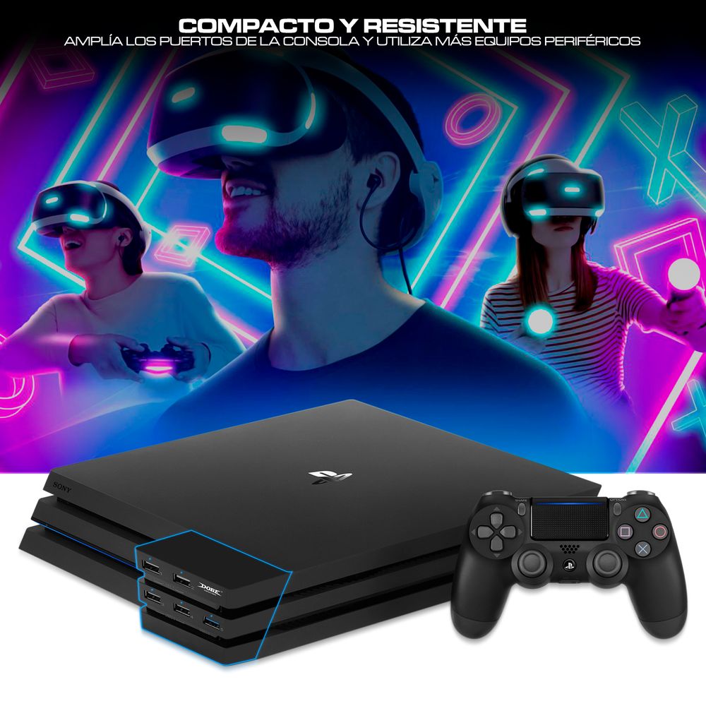 Hub Usb para Playstation 4 Pro Extension Usb - Promart
