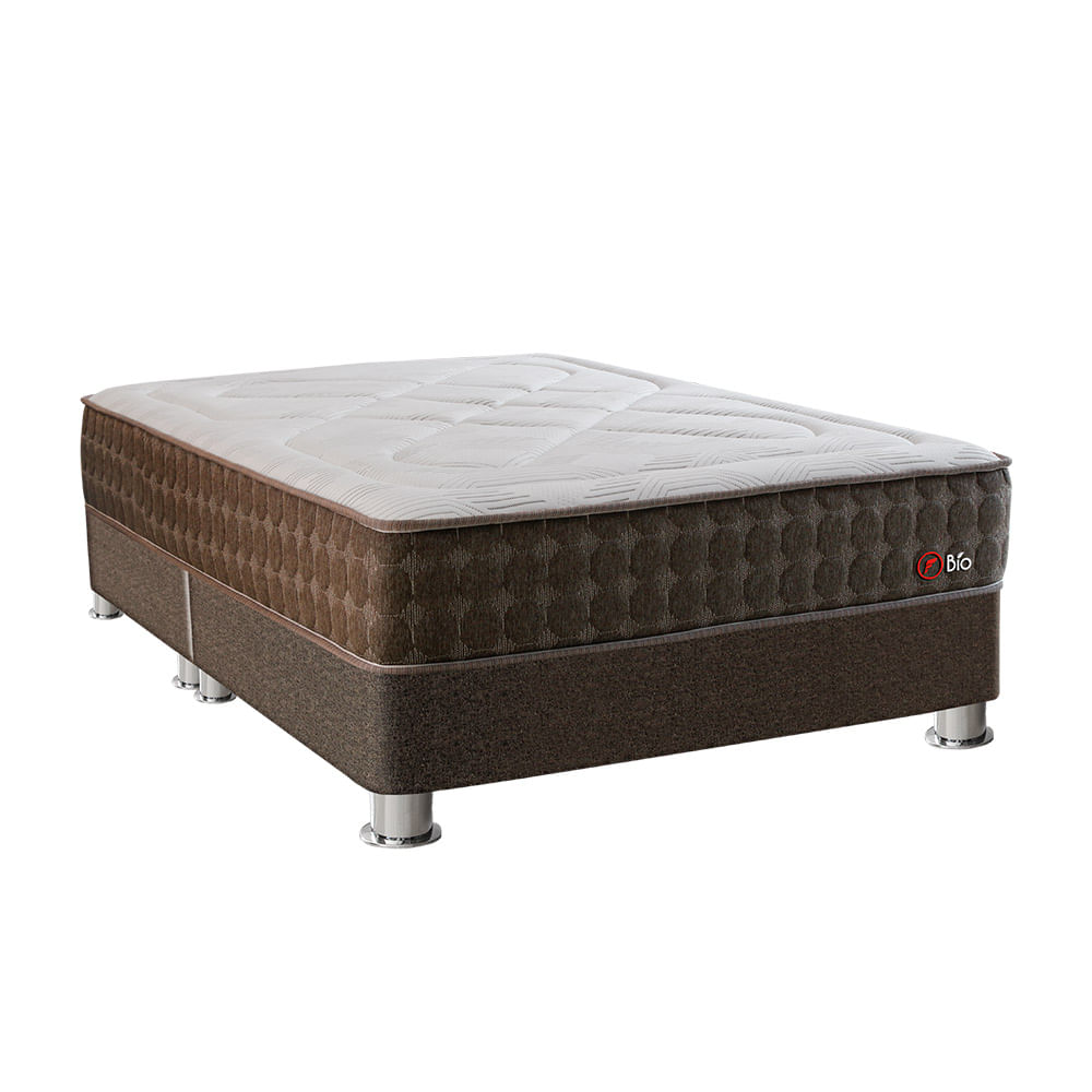 Cama Box Tarima FORLI Bio Queen + 2 Almohadas + Protector - Promart