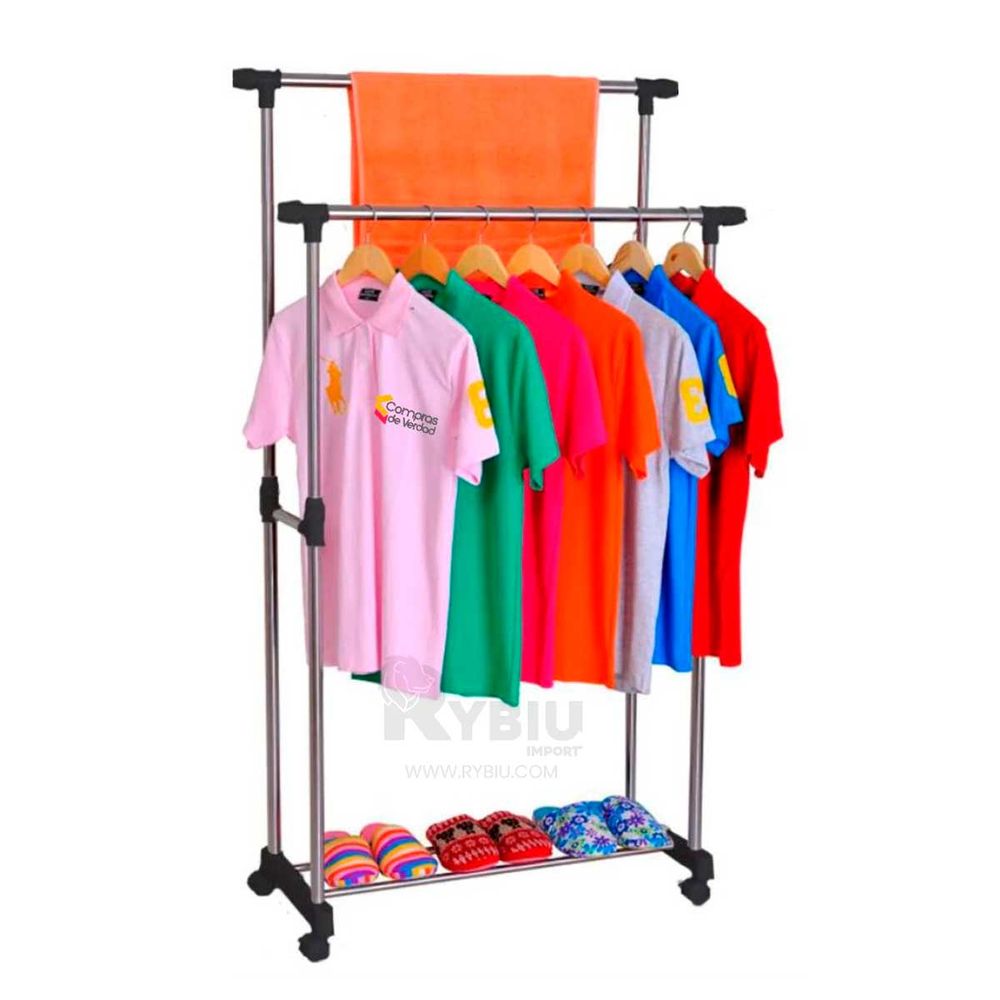 Stand De Ropa Doble Silver | Promart.pe - Promart