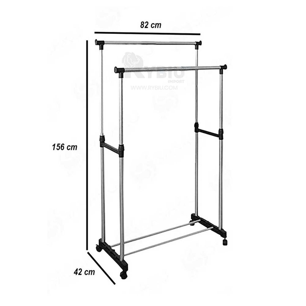 Stand De Ropa Doble Silver | Promart.pe - Promart