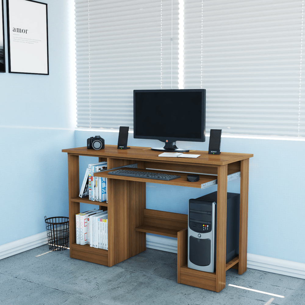 Escritorio Noosa Muebles&Estilos Color Sangría Muebles de Oficina - Promart