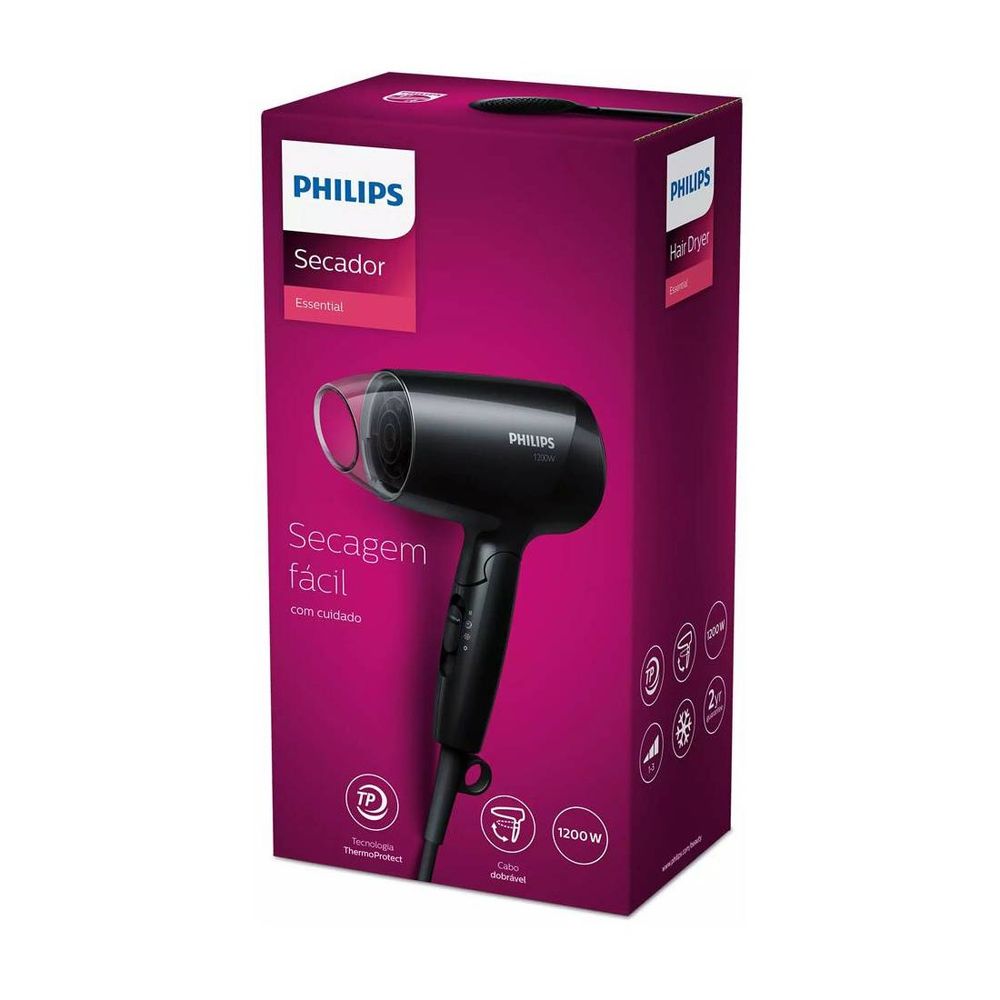 Secadora de Cabello Thermo Protec Philips BHC010 1200W - Promart