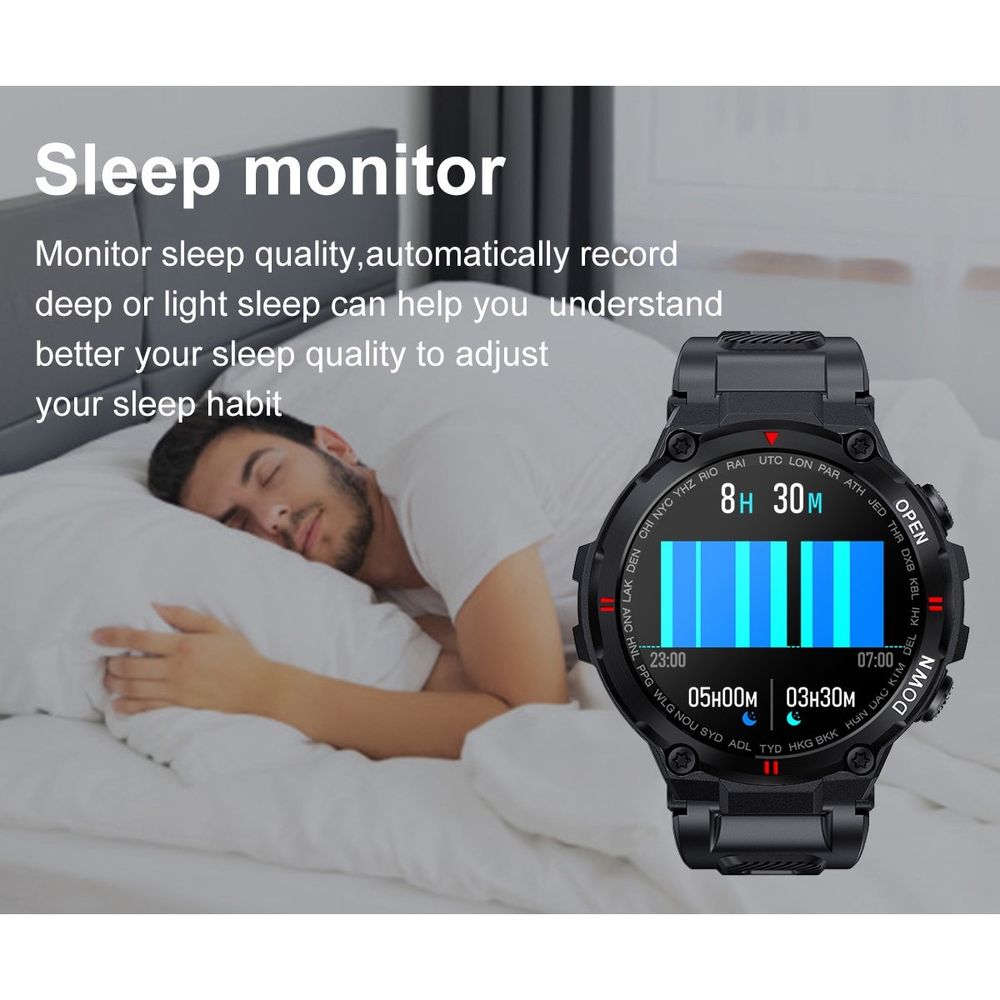 Smartwatch Spovan K22 Monitor Salud Control Música - Promart